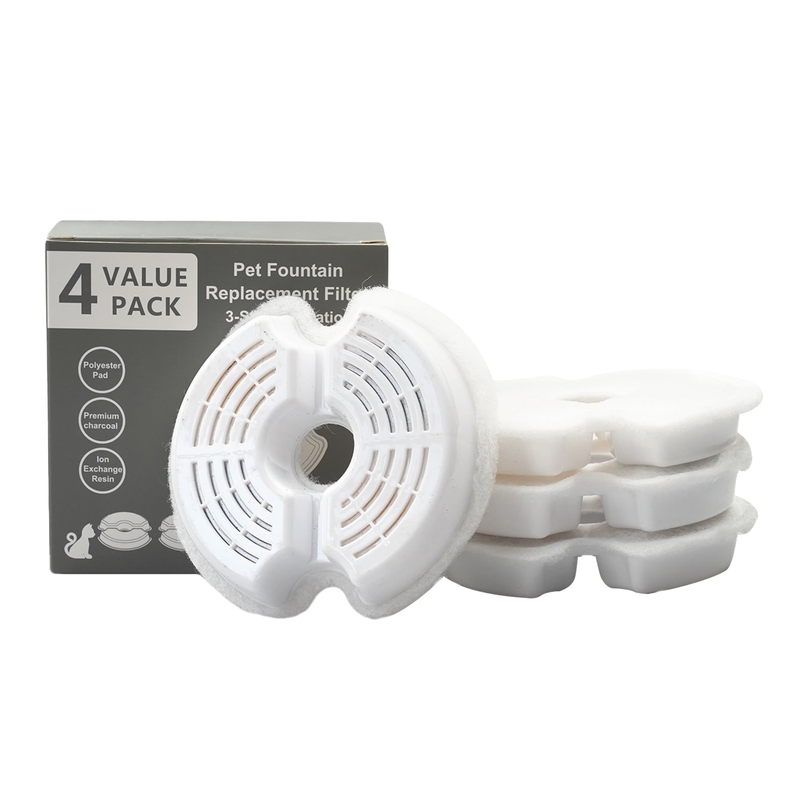 Click here for Tomshine 4pcs Pet Fountain Filter Sponge Replaceme... prices