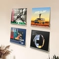 AllWays Plaza 18 Pack Vinyl Record Wall Mount Shelves, 12" Vinyl Holder ...