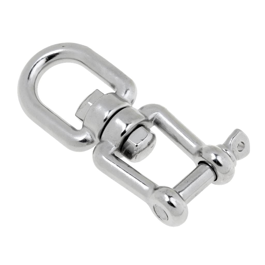 Marine 304 Stainless Steel Boat Anchor Chain Connector Swivel Jaw 4mm ...