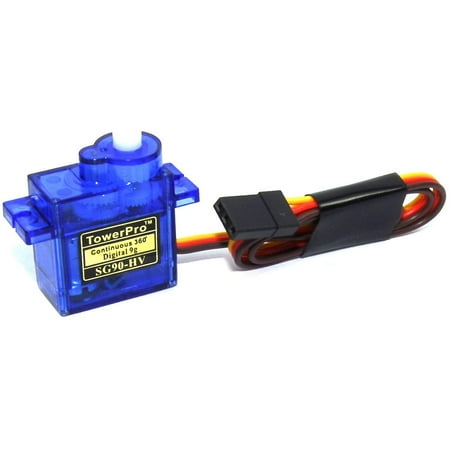 SG90 Continuous Digital Micro Servo Motor, 1 Piece, Blue | Walmart Canada