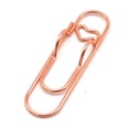 2 Pack - Metal Pen Clip Holder Heart Shaped - Portable Bookmark ...