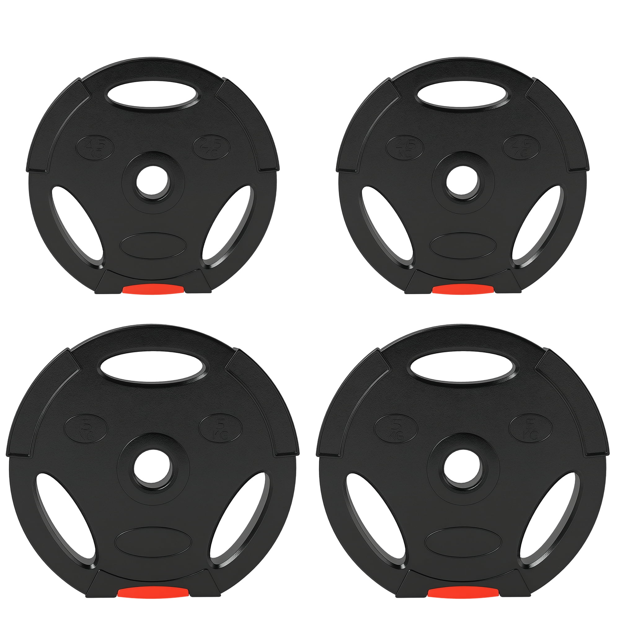 Click here for Soozier Set Of 4 1-Inch Weight Plates With 3 Grips... prices
