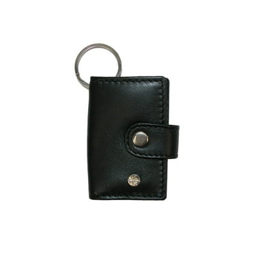 Size one size Leather Snap Close Double Key Case - Walmart.com