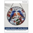 American Flag Eagle Stained Glass Suncatcher 4th of July Window Decor ...