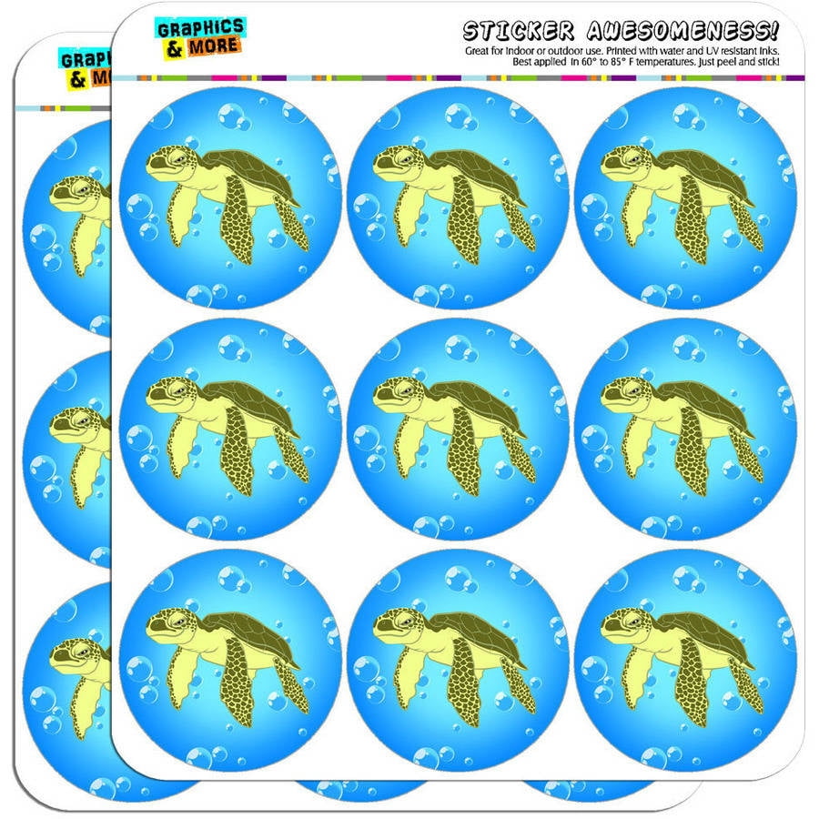 Sea Turtle Ocean Cute 18 2" Planner Calendar Scrapbooking Crafting ...