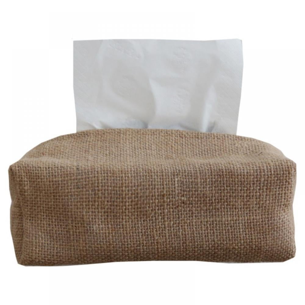 Rectangle Linen Tissue Box for Household and Car - Walmart.com
