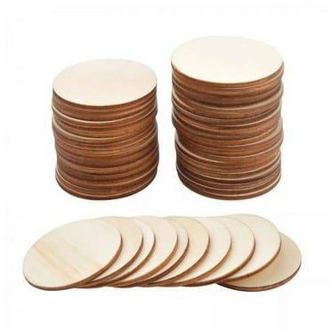 Woodpeckers Wood Circle Disc 6 inch Diameter 1/16 inch Thick Birch ...