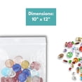 SSBM 12" x 15" Zipper Bags Clear 6 Mil Reclosable Polybag Zipper ...