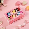 PACKHOME 15 Pack Macaron Boxes for 12, Pink Macaron Packaging Boxes ...