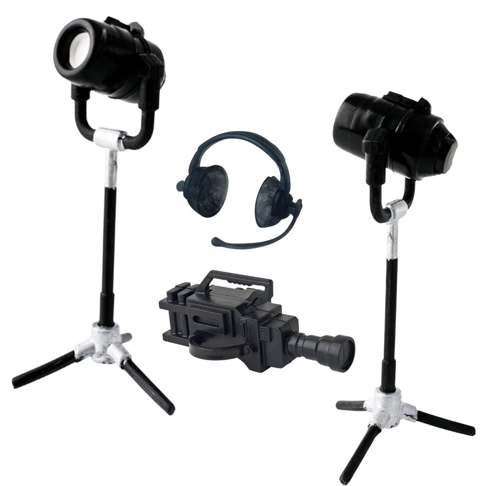 Wrestling Figure Gear Deal 12: Headphone, Camera, TV Lights For WWE ...