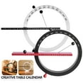 Creative Magnetic Ball Clock Perpetual Wall Calendar Novelty Home Decor ...