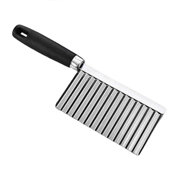 Flmtop Stainless Steel Vegetable Fruit Wavy Cutter Potato Edged Knife ...