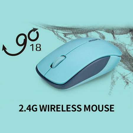 Mofii GO18 2.4GHz Wireless Mouse Ergonomic Symmetric Mouse Plug and ...