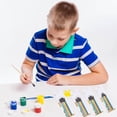 6Pcs Professional Watercolor Paint Brush Wood Paintbrush for Acrylic ...
