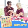 30 PCS Large Heart Paper Clips Metal Colorful Paperclip Cute Bookmark ...