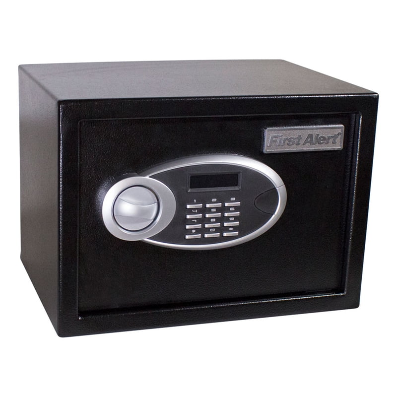 First Alert 0.57 cu. ft. Steel Digital Anti-Theft Safe, Black, Model ...