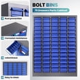 75 Drawers Bolt Bin Cabinet Nut and Bolt Organizer ABS Marterial with ...