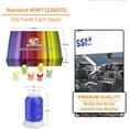 63 Spool Polyester Machine Embroidery Thread Kit - Compatible with ...