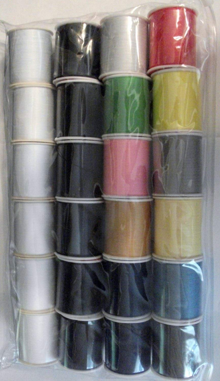 24 Assorted Spools of Thread Full Size 200 Yards Each - Walmart.com