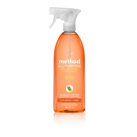 Method Natural Daily Scent All-Purpose Cleaner, Clementine, 28 Ounce ...