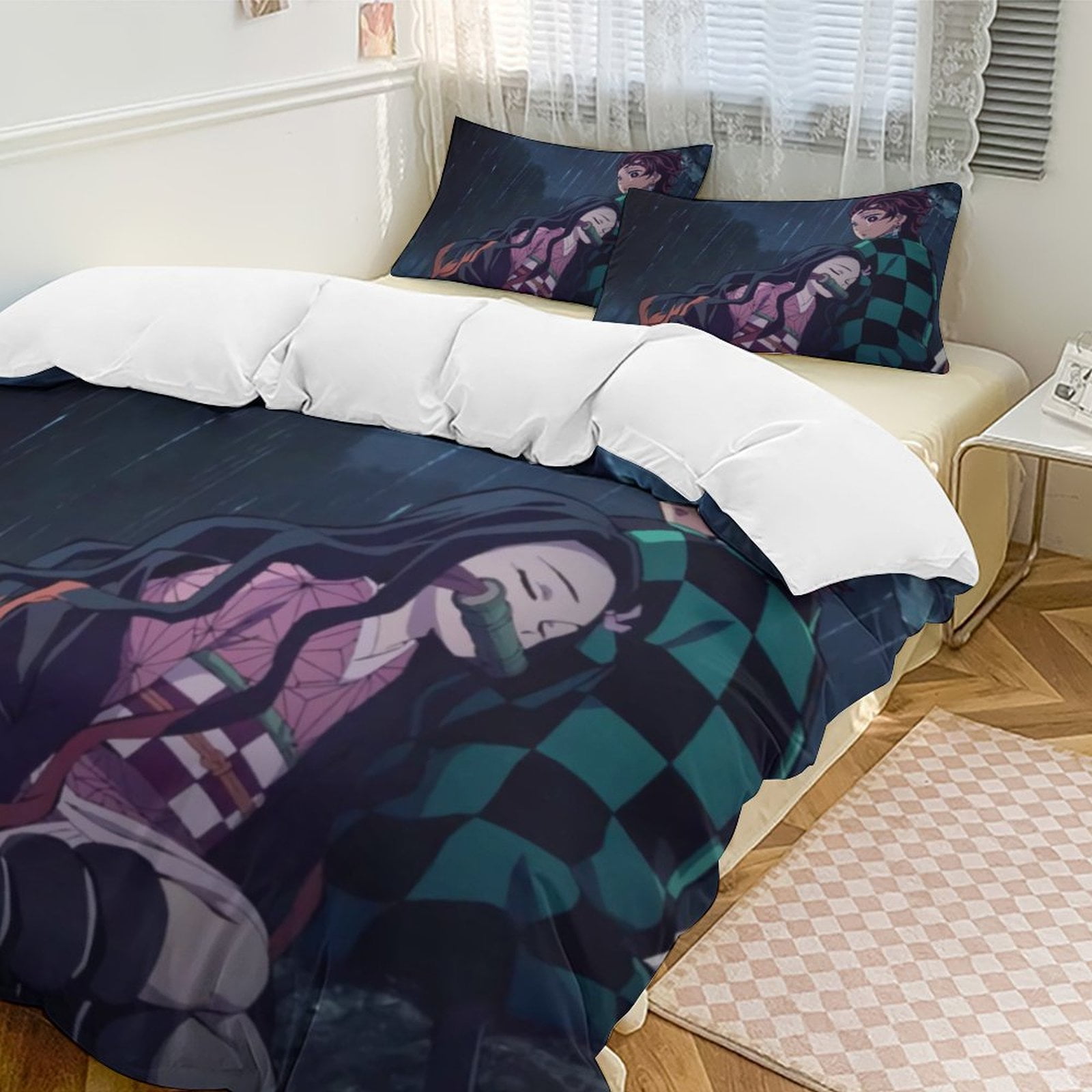 Click here for Yingd Demon Slayercartoon Collection 3-Piece Comfo... prices