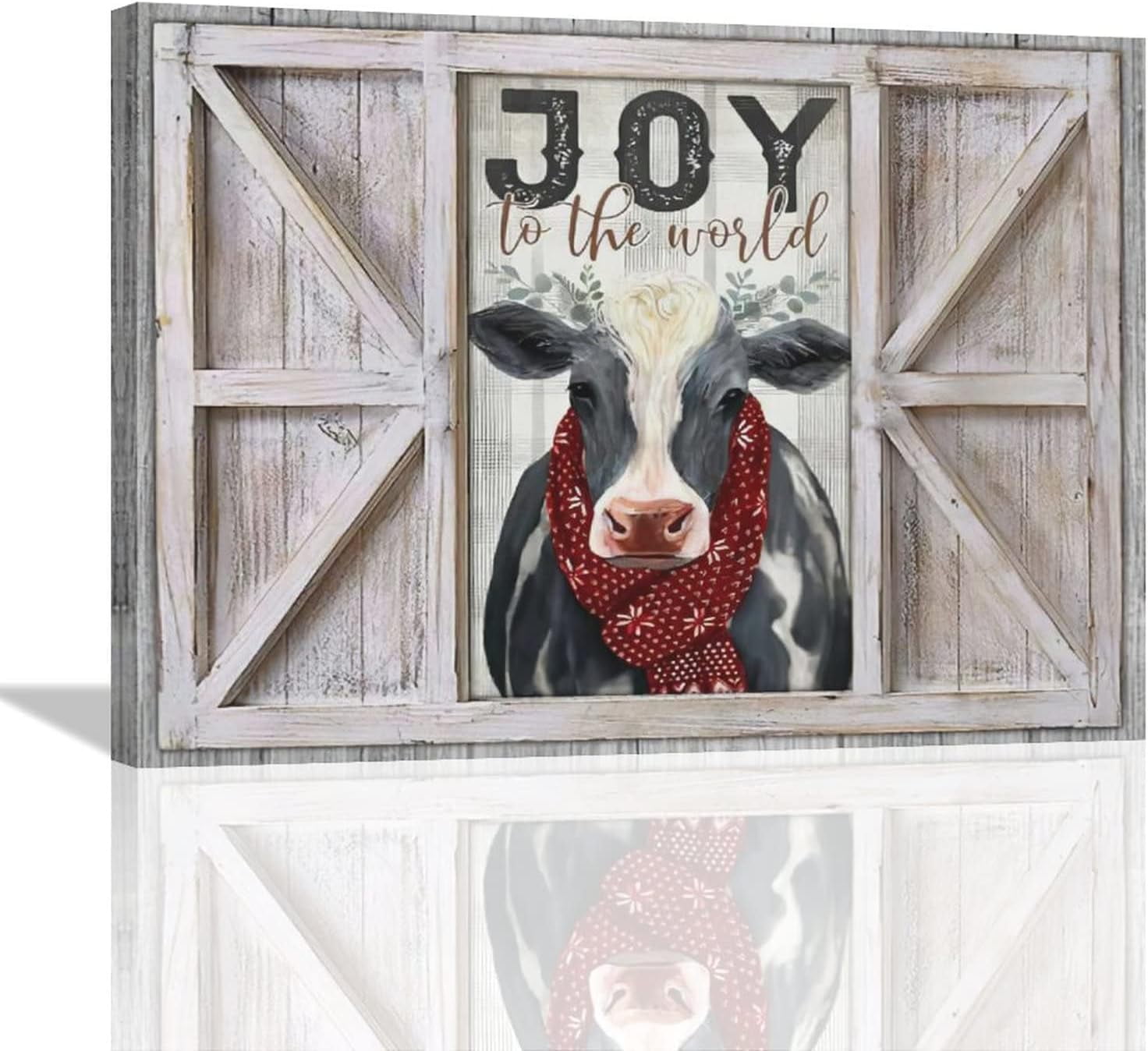 Farmhouse Cow Wall Art Rustic Cattle Wall Decor Farm Animal Pictures ...