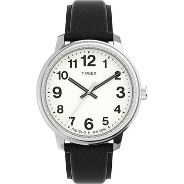 Timex Women's Easy Reader, 25mm Silver-tone Watch with Date Window ...
