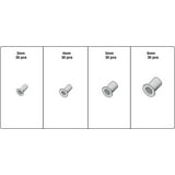 Wilmar W5252 120-pc Metric Threaded Rivet Assortmnet - Walmart.com