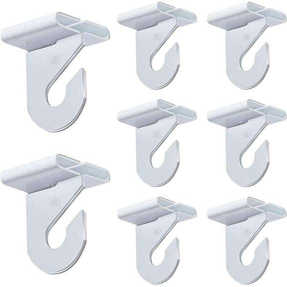 Uxcell Drop Ceiling Hooks Metal T-Bar Track Clip Suspended Drop Ceiling ...