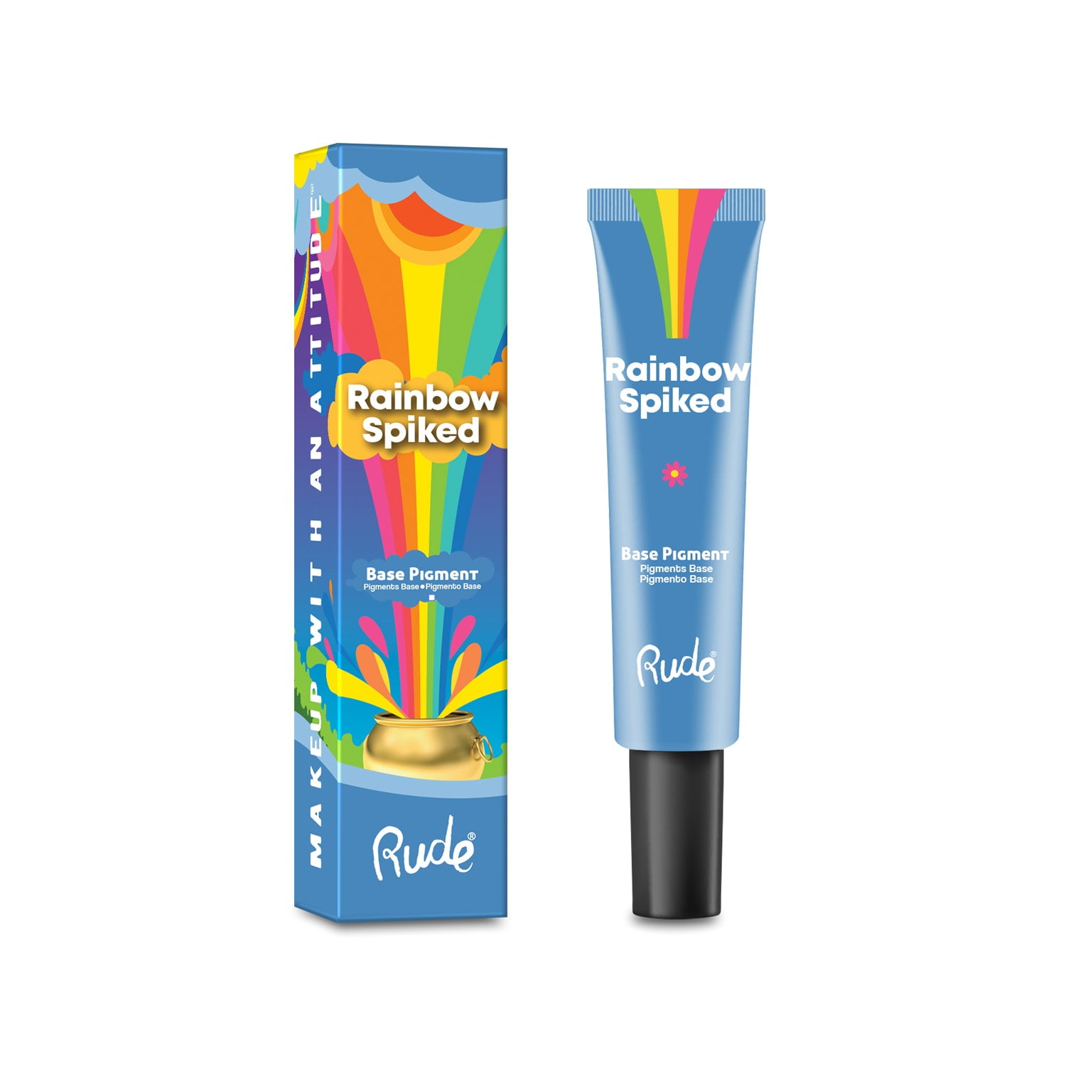 RUDE Rainbow Spiked Vibrant Colors Base Pigment (Blue) - Walmart.com