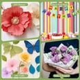 12 Pack Crepe Paper Rolls 8.2ft x 16 Inch Colourful Crepe Paper ...