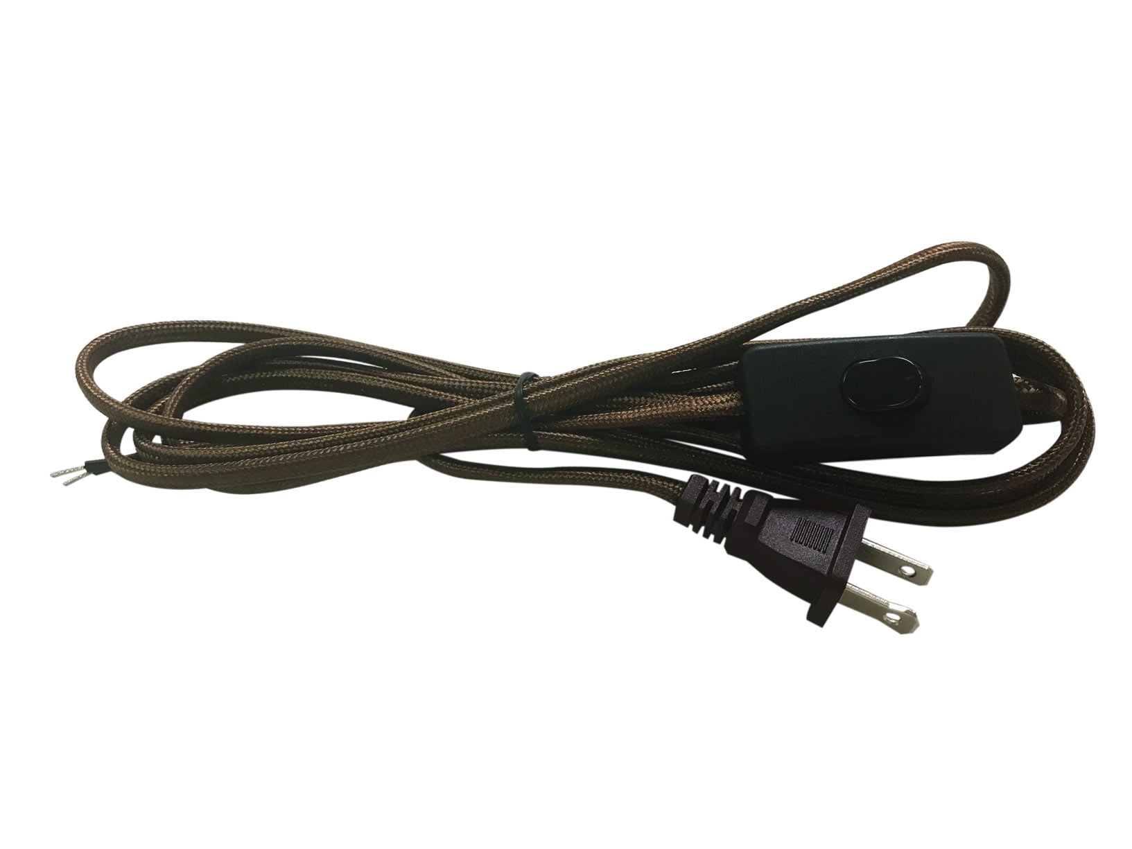 Royal Designs, Inc. Lamp Cord Molded Plug with On/Off Switch, Stripped ...