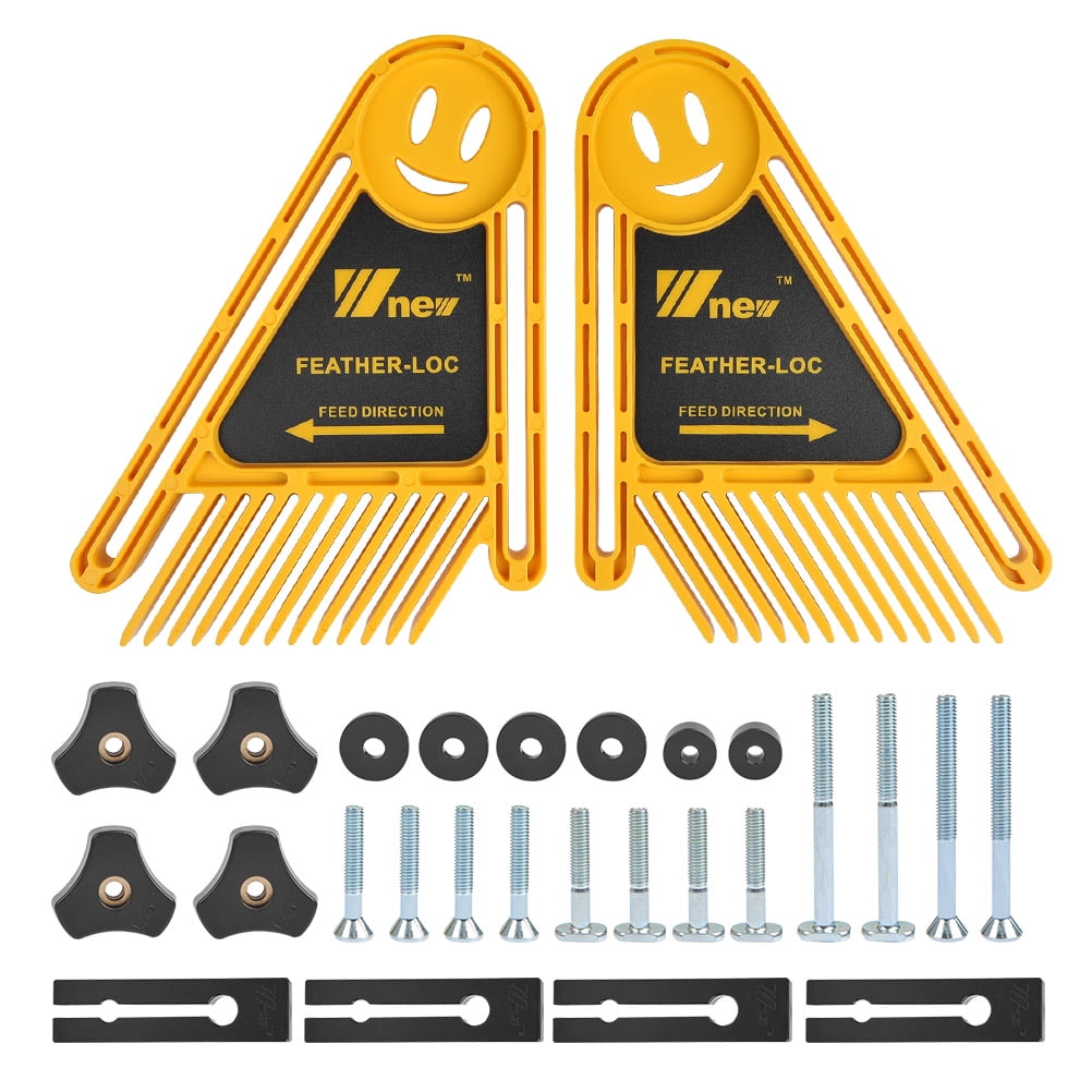 QLOUNI Featherboards Double, Adjustable Feather Boards for Table Saw ...