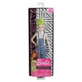 Barbie Fashionistas Doll, Petite Body Type with Denim Overalls ...