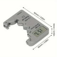 PpgejGEK Digital Battery Capacity Tester Meter for AA AAA C D 9V 6F22 1 ...