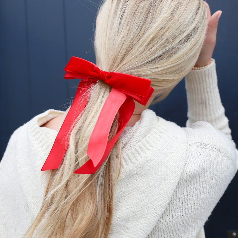 Red Hair Bow