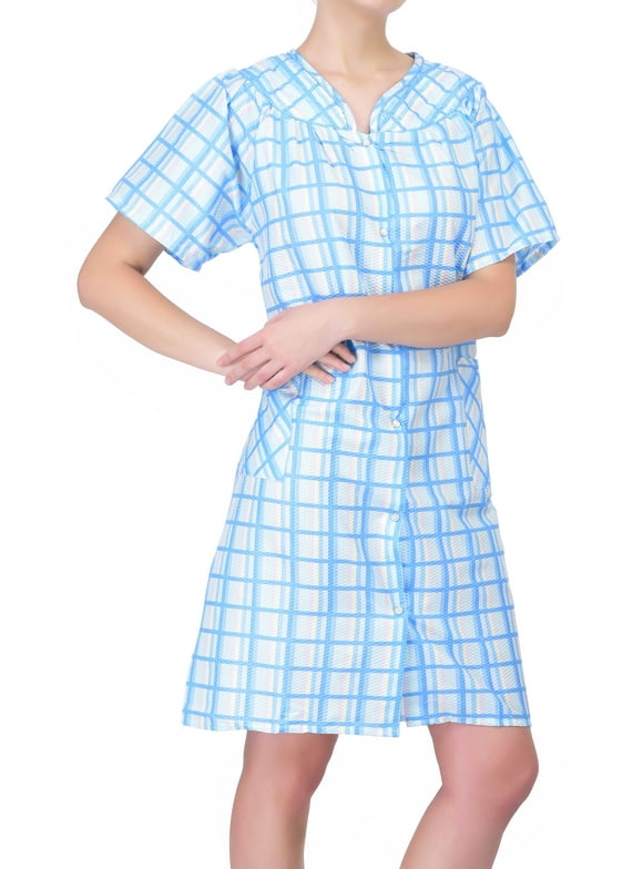Snap Front Housecoat