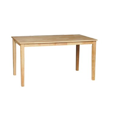 Solid Wood 30"x 48" Dining Table in Washed Gray Taupe - Walmart.com