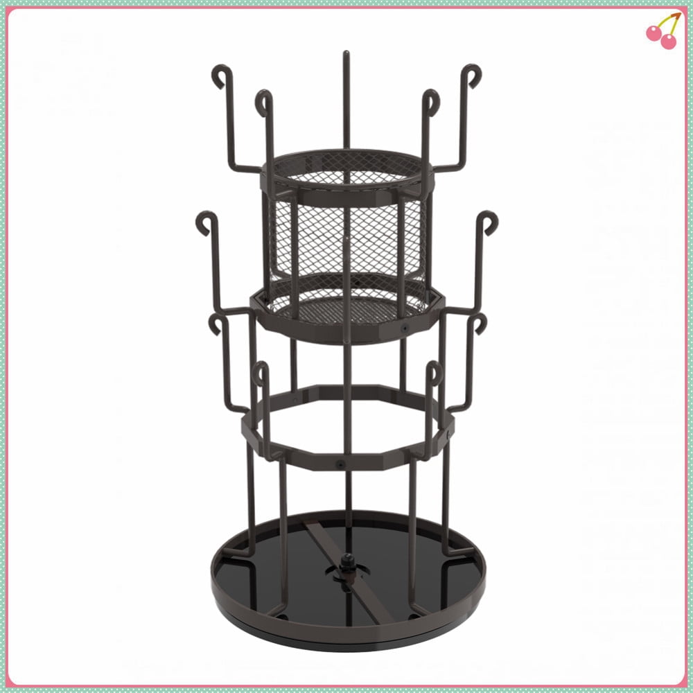 Auledio 360 Rotating Coffee Mug Holder,3 Tier Cup Rack,Coffee Mug ...