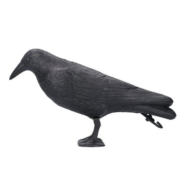 Navaris Crow Decoy - Fake Black Crow Decoy for Attracting Crows ...