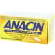 Anacin Fast Pain Relief Pain Reducer Aspirin Tablets, 100 Tablets ...