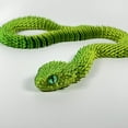 HEROOY 3D Printed Snake, Multi Joint Movable Model Flexible Snake ...