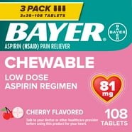 Bayer, ACM12408, Aspirin Single Dose Packets, 50 / Box - Walmart.com