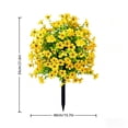 Artificial Flower Bouquet Centerpiece, Realistic Faux Floral Table ...