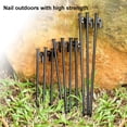 awjaisca 1/4/6Pcs 20/25/30/40CM Steel Tent Stake Heavy Duty Outdoor ...
