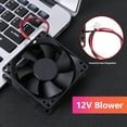 jixopn Desktop Computer Fan 8025 Desktop PC Case Cooling Fan 80x80x25mm ...