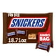 Snickers Fun Size Chocolate Bars, 18.71 oz Jumbo Candy Bag - Walmart.com