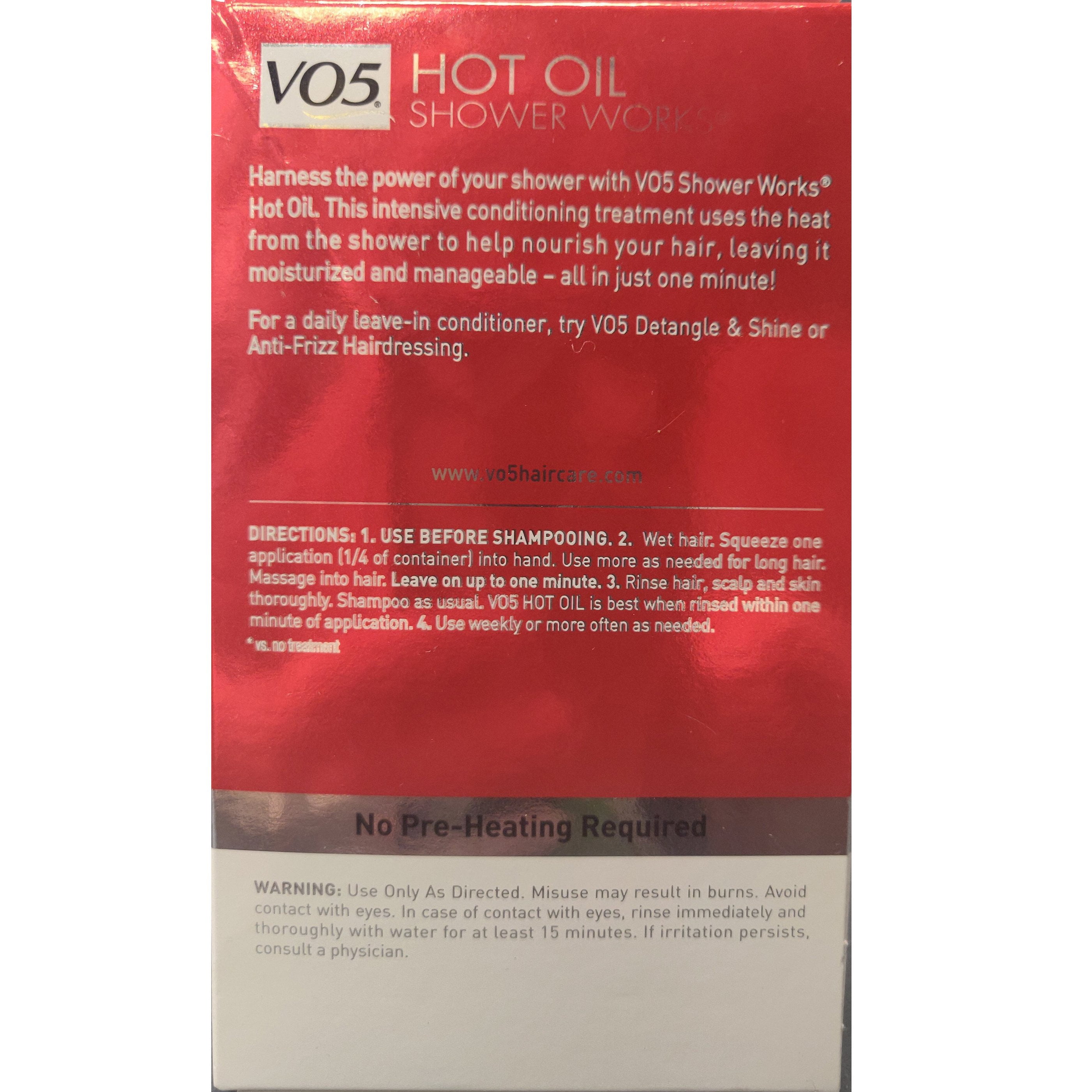 Alberto VO5 Hot Oil Shower Works One Minute Conditioning Treatment, 2 Oz