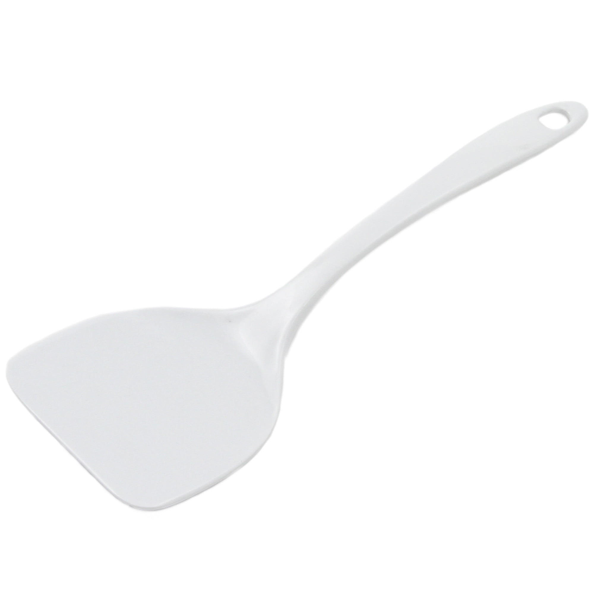 Chef Craft Basic Melamine Jumbo Turner/Spatula, 11.75 inch, White ...
