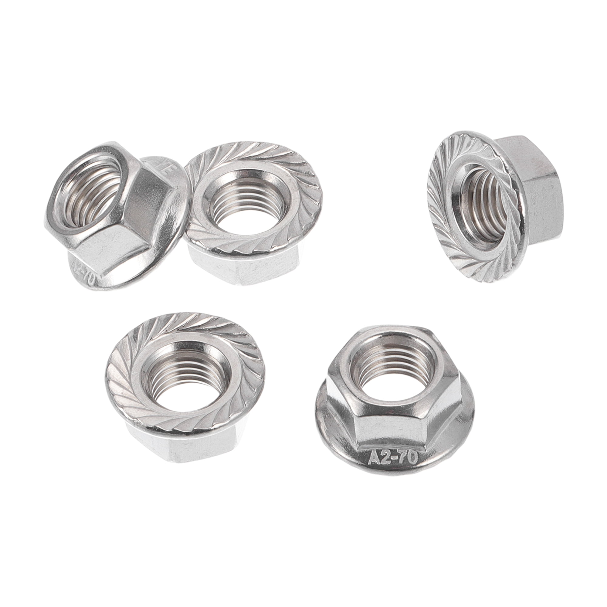 Click here for Unique Bargains 5 Pcs M10*1.25 Car Flange Nuts 304... prices